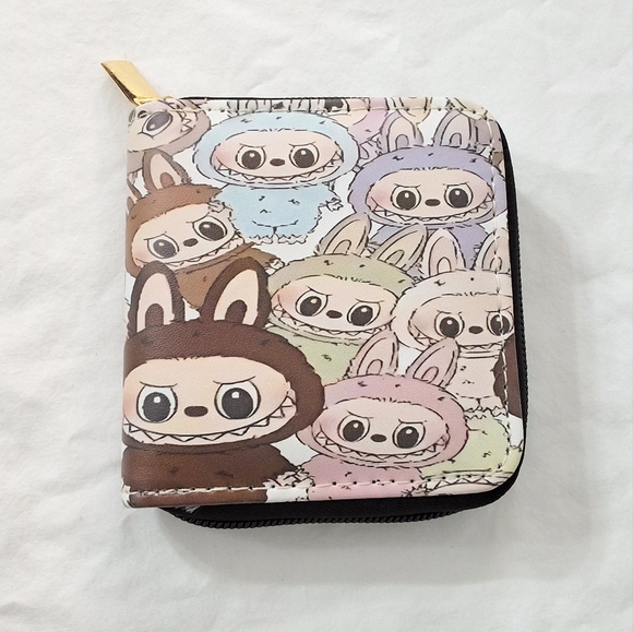 Labubu | Bags | New Labubu Small Zip Around Wallet Coin Purse | Poshmark